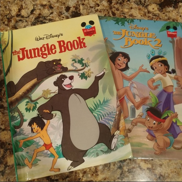 Disney | Toys | Bundle Vintage Disney Jungle Book Hardcover Books | Poshmark